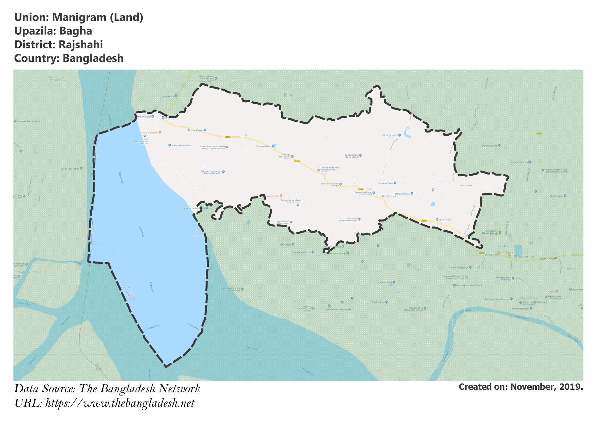 Manigram Union, Rajshahi