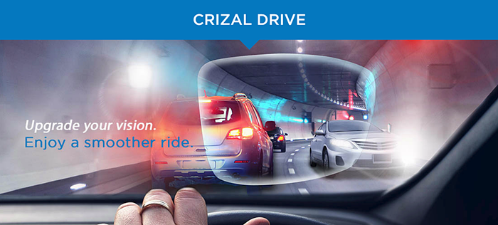 Silau berkendaraan pada malam hari? Solusinya yaitu Crizal Drive