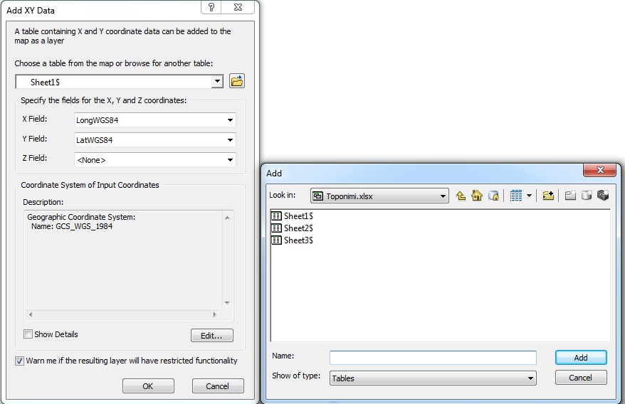 Cara Input Xy Data Di Arcgis 10