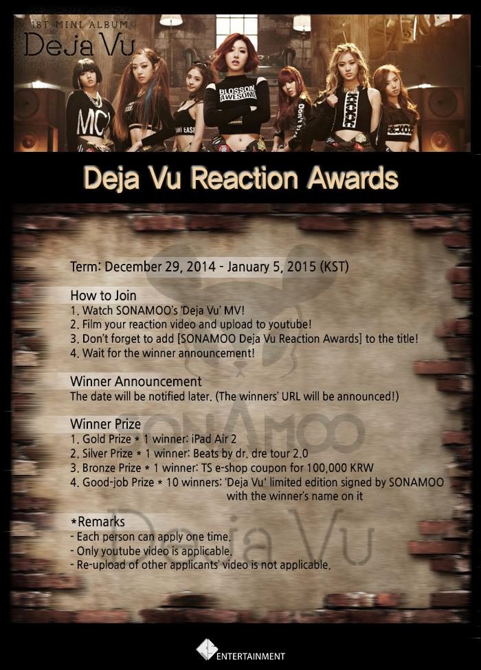 Criss Hallyu: SONAMOO (소나무) "Deja Vu" Reaction Contest