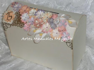 MayMig Artes Manuales: Baúl para Quinceaños.