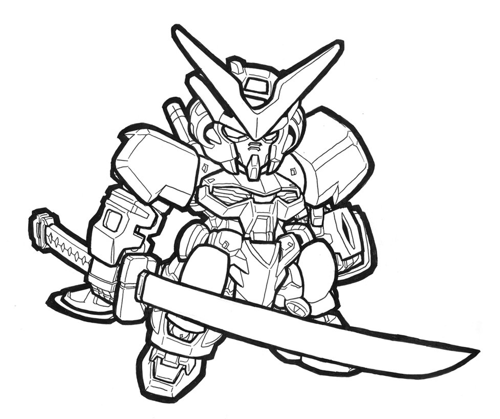 MASTA-KILLA TERRITORIES: GUNDAM LINEART: SD VERSION