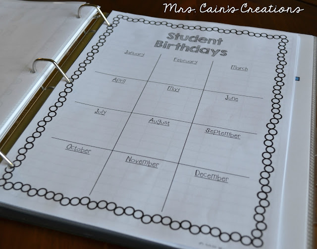 Mrs. Cain's Creations: Creating a Teacher Binder That Works for YOU ...