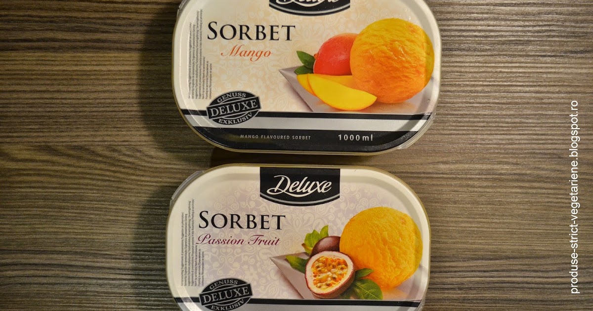 Inghetata - Sorbet vegan (Lidl: Deluxe, Ballino)
