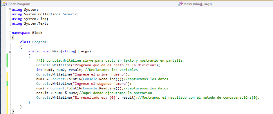 Fundamentos Básicos De Programación en C#
