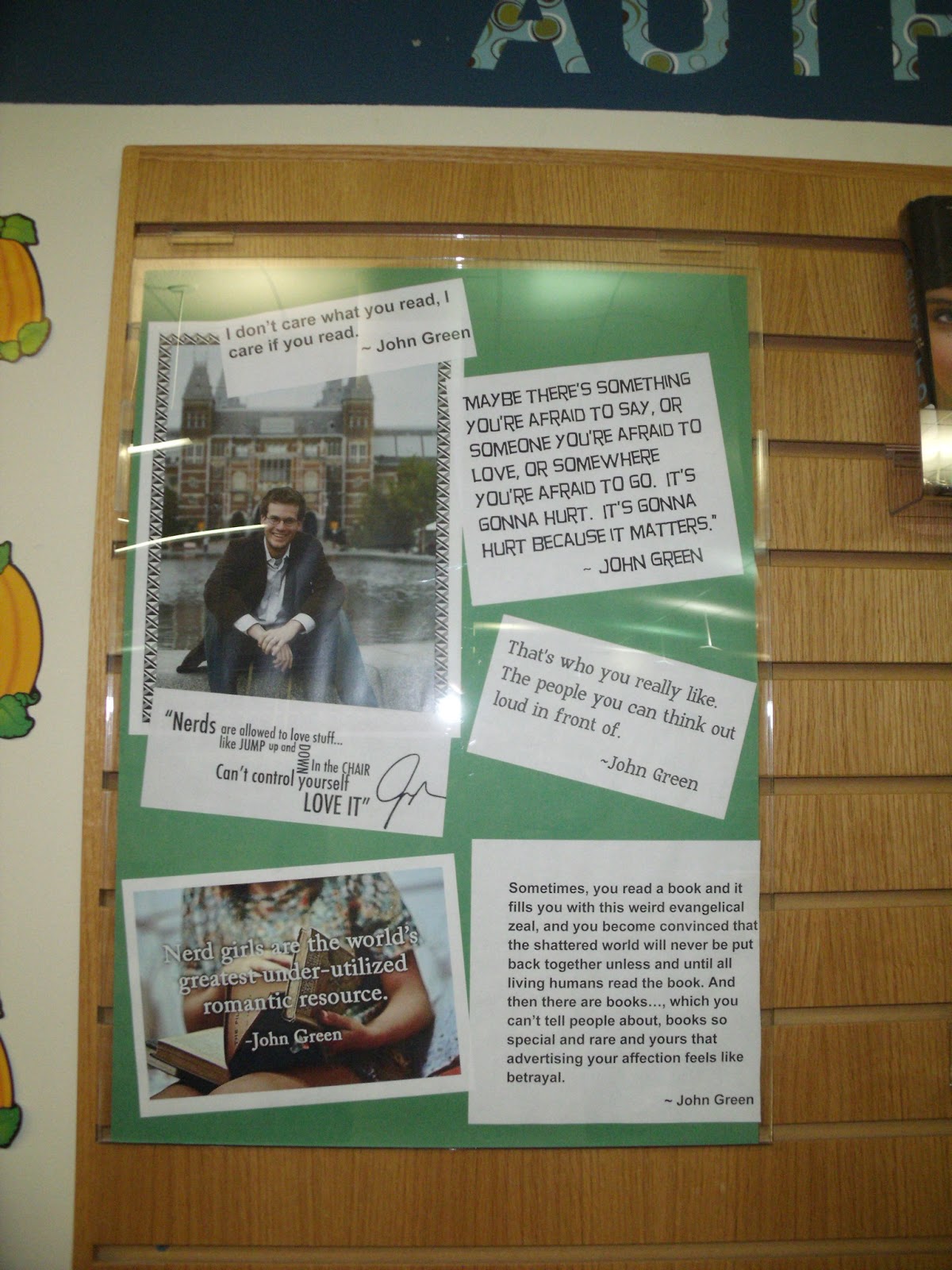 Well-Read in YA: Featured Author Display: John Green (November 2012)