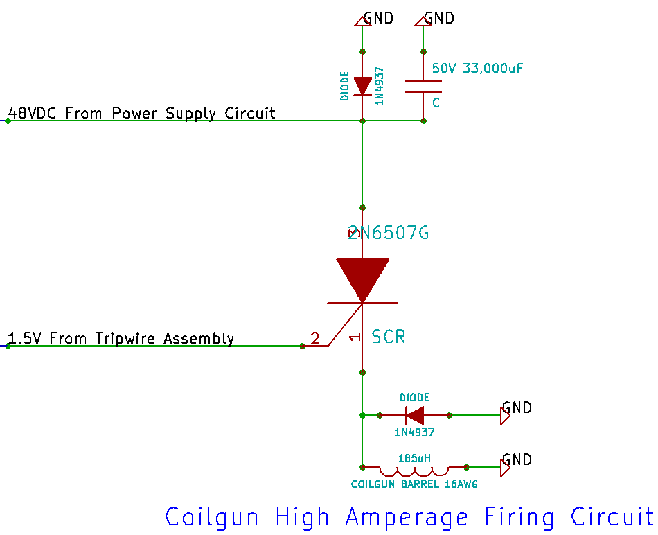 Ben Li-Sauerwine's Notebook: Arduino Scalable Single-Stage Coilgun