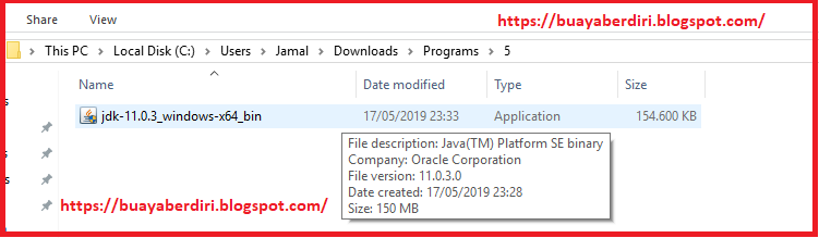 Cara Install JDK Terbaru - Java(TM) SE Development Kit 11.0.3 (64 Bit)