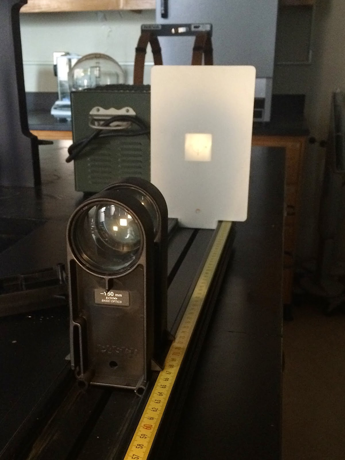 Physics Lab - a Good Place to Do Physics: Real image