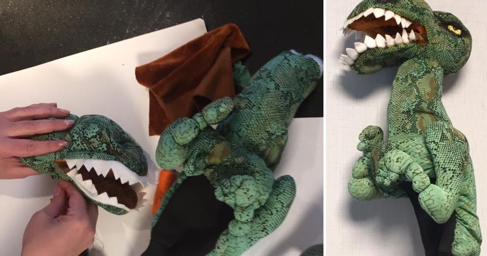 Custom Golf headcovers and puppets : T-REX Golf club headcover