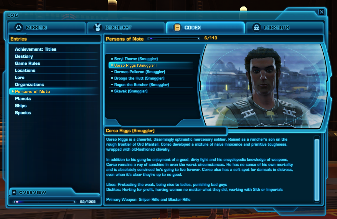 Jedi Lore Keeper: Corso Riggs