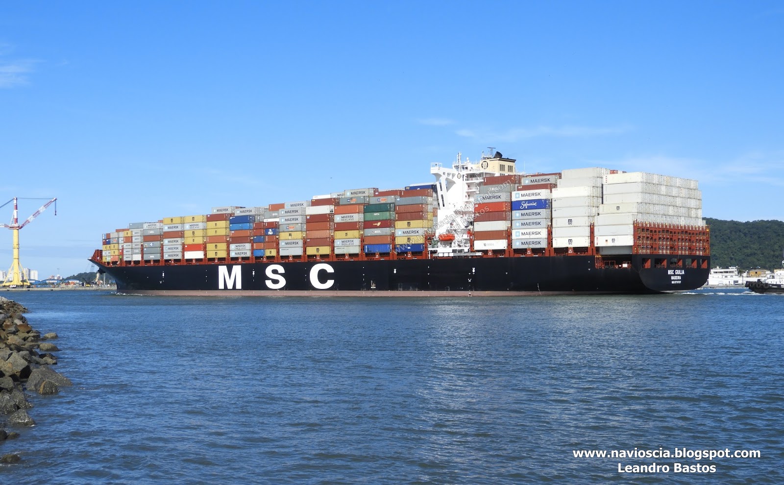 Navios de Santos & CIA: Navio MSC GIULIA