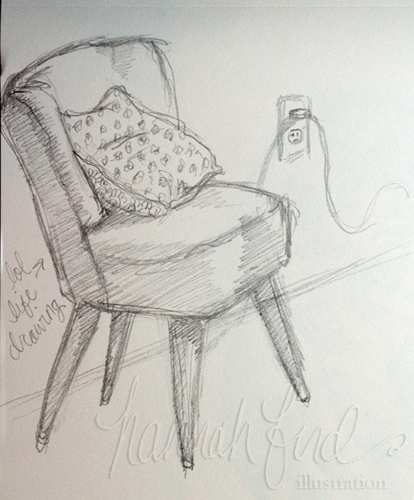 hannahbird illustration: Wednesday Night Life Drawing at CoRK