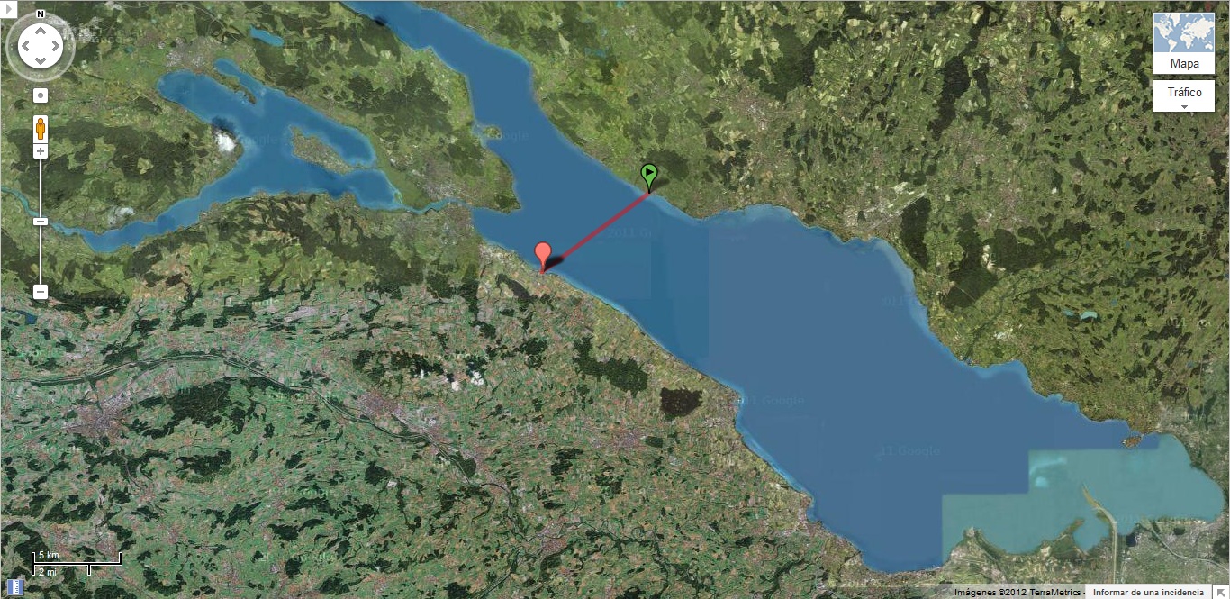 VIZCAYADO: CRUZAR EL LAGO CONSTANZA A PIE ENJUTO