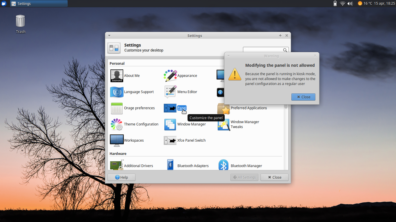 Easy Linux Tips Project: Adapt the panels of Xfce (Linux Mint Xfce ...