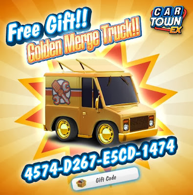 Car Town: Car Town EX Free Gift Golden Truck