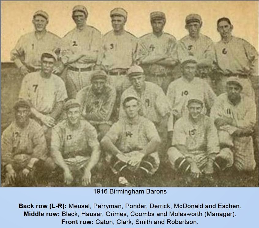 The Montgomery Baseball Blog: Barons Team Photos 1904-1929