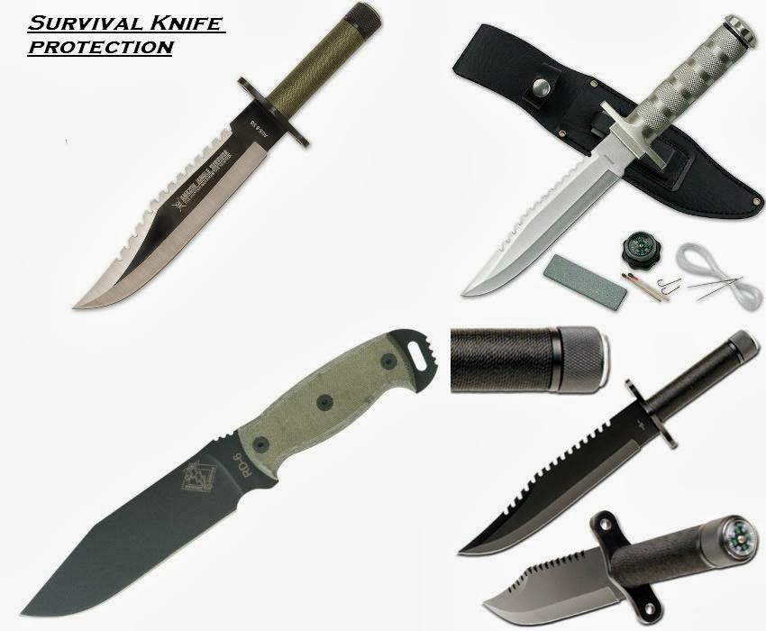 Survival Knives: Survival Knife protection