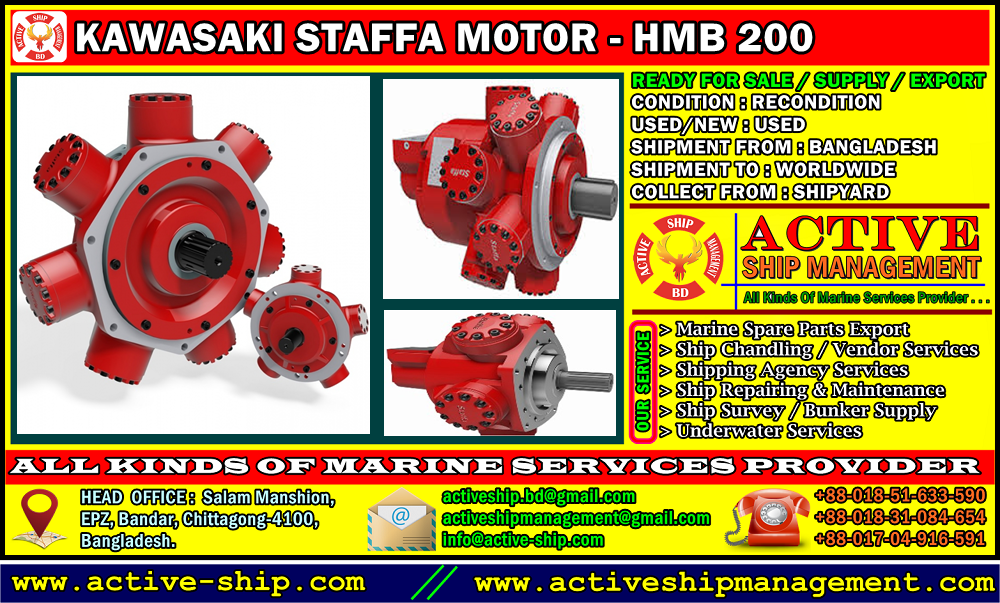 KAWASAKI STAFFA MOTOR - HMB 200 - Marine Spare Parts Exporter