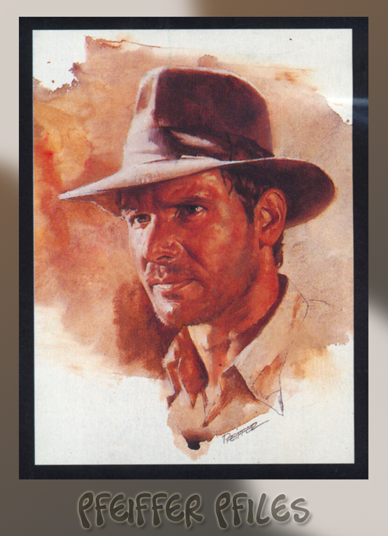 Fred Pfeiffer Artist: Fred Pfeiffer : Indiana Jones - Harrison Ford