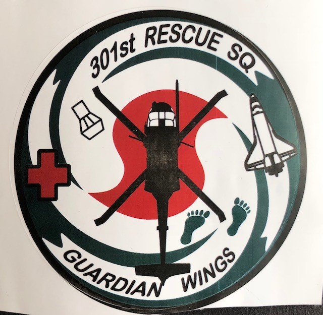 THE USAF RESCUE COLLECTION: USAF 301st RQS / Guardian Wings Decal