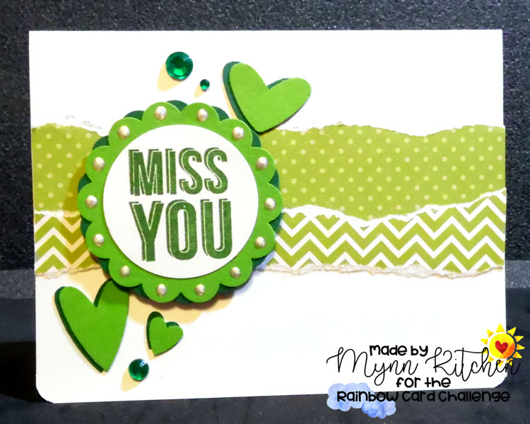 On A Stampage...: TRCC #5: Gorgeous Green