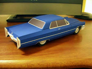 1966 Cadillac Coupe de Ville Papercraft (Car) | E-PaperCraft