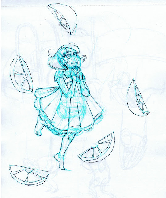 Gesture Sketches and Miniature Girls- January Sketch Dump