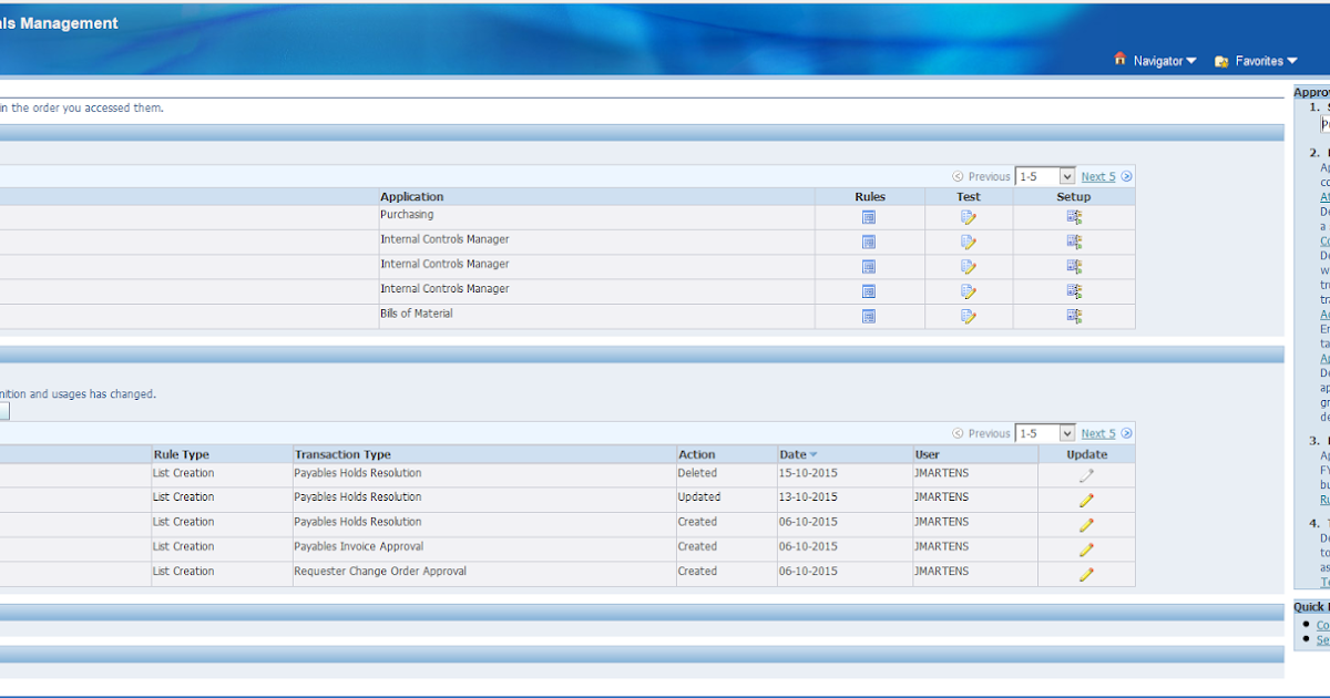 Oracle Applications Custom Development: AME Approval Purchase ...
