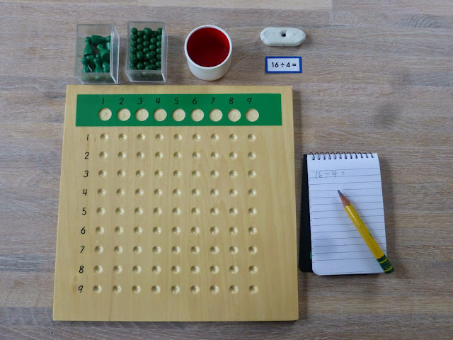 Family FECS: Montessori Activity: Division Board - Static Division ...