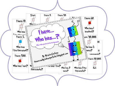 The Second Grade Superkids: I have...Who has...? Place Value