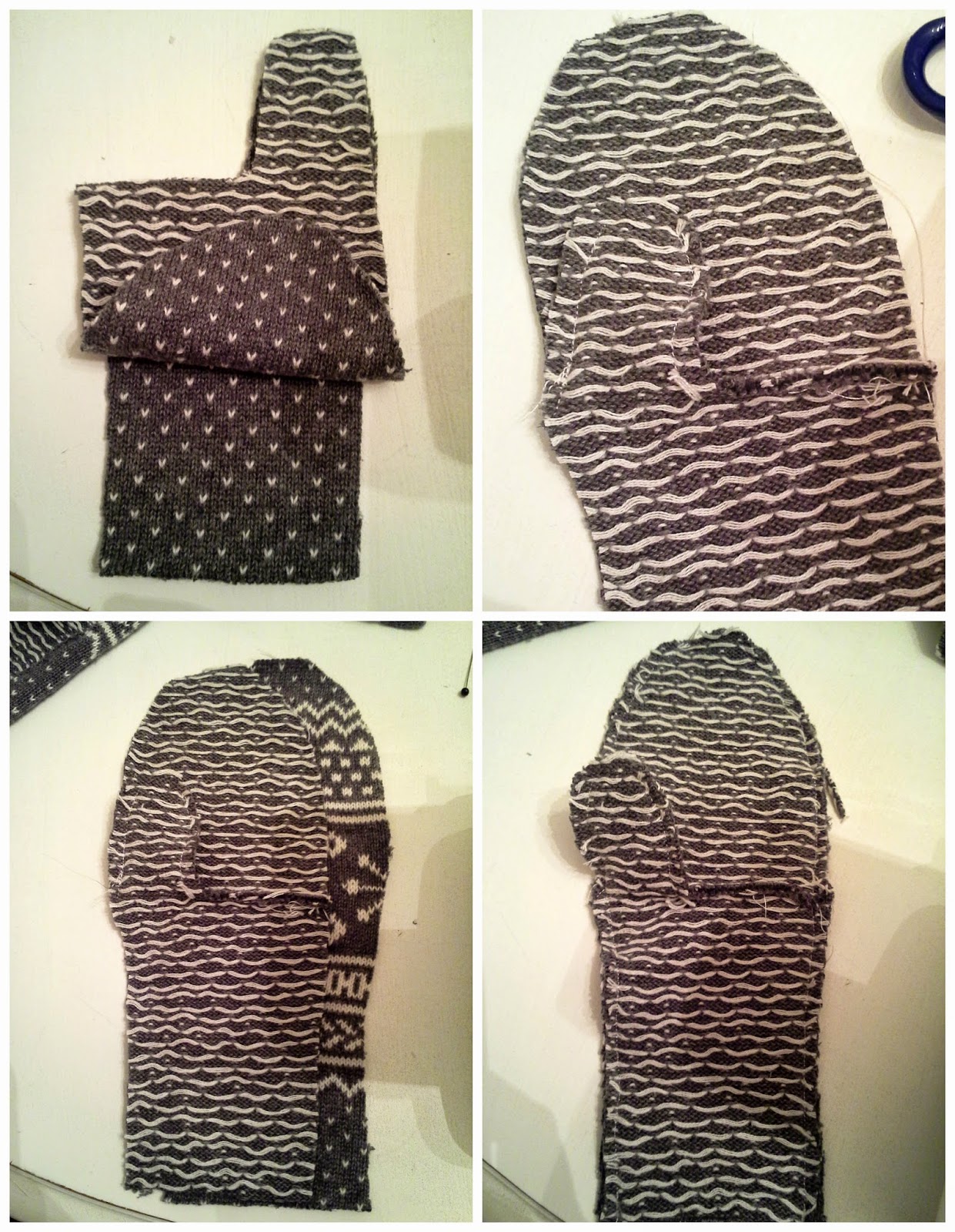 Creating Vintage Charm: Thrifty DIY Part Two: Holiday Decorative Mittens