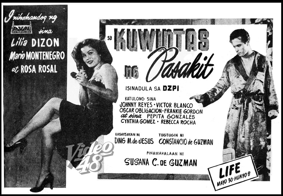 Video 48: THE FIFTIES # 142: LILIA DIZON, MARIO MONTENEGRO AND ROSA ...