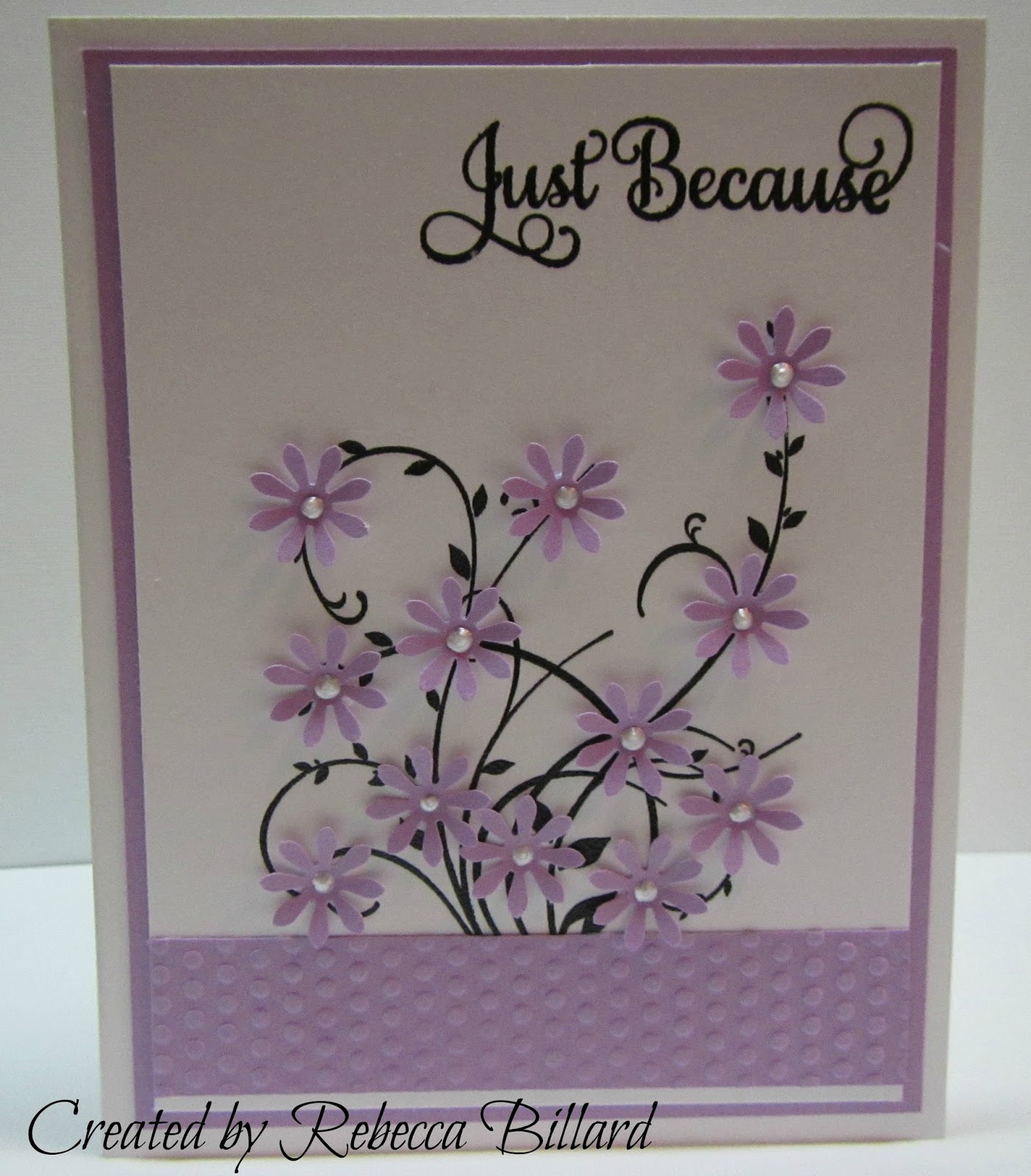 Rebecca from The Rock Crafty Corner: CAS Card