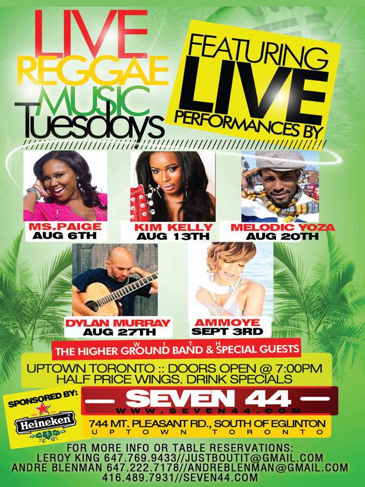 C.A. Confidential: Live Reggae Music Tuesdays featuring Dylan Murray ...