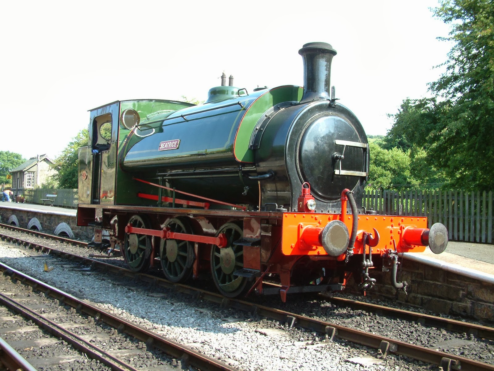 Steam Memories: Hunslet saddle tank 16" x 22" A study