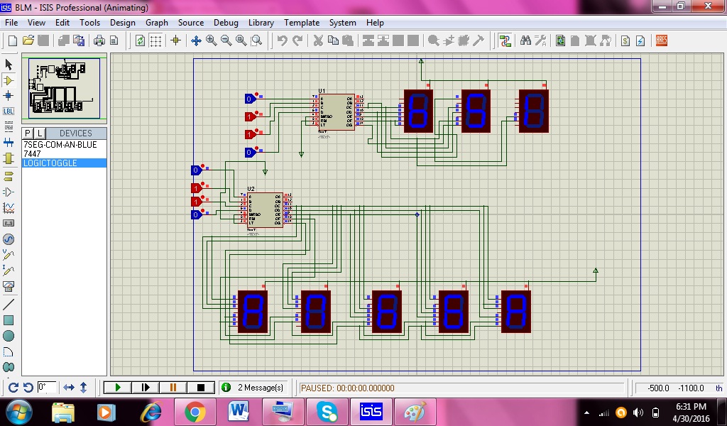 Tugas Rangkaian Digital: Cara Membuat Rangkaian Digital Menggunakan 7 ...