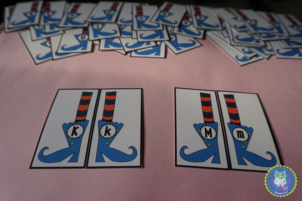 KM Classroom: Halloween Lower and Upper Case Matching Cards