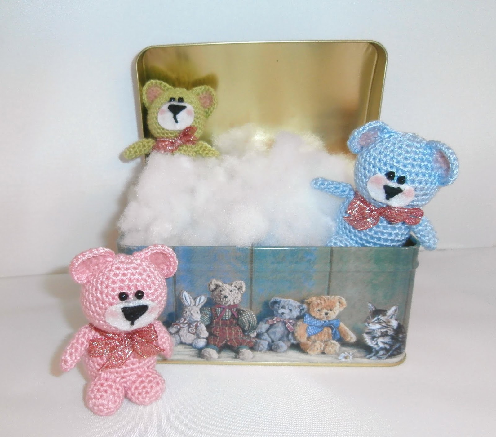 cositas a ganchillo: MINI OSITOS A CROCHET : TUTORIAL