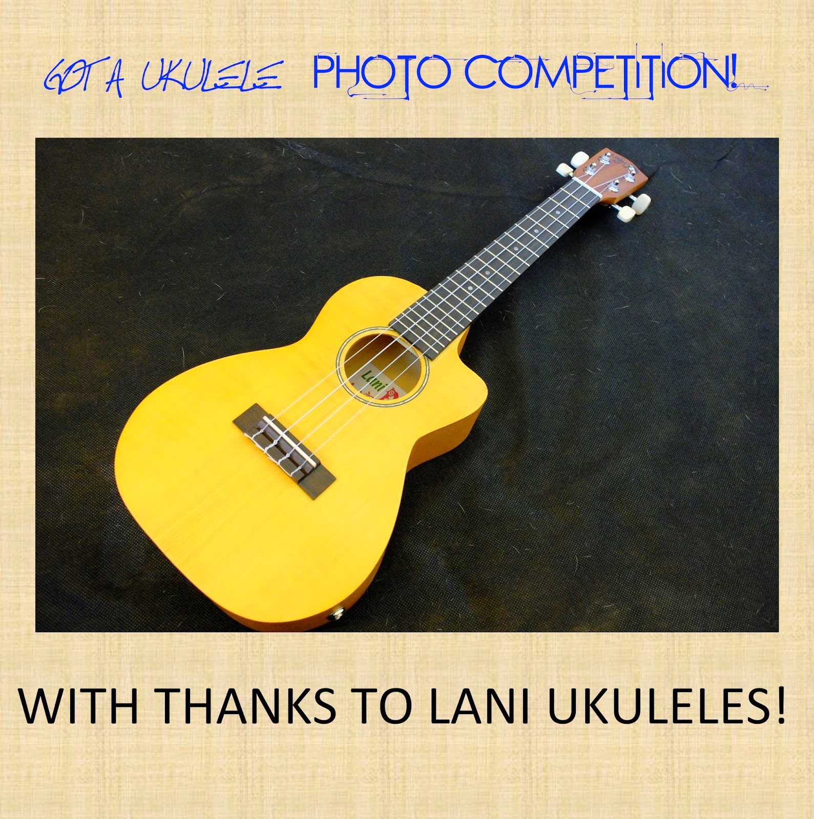 Photo Competition - Win a Lani Electro Concert Ukulele!