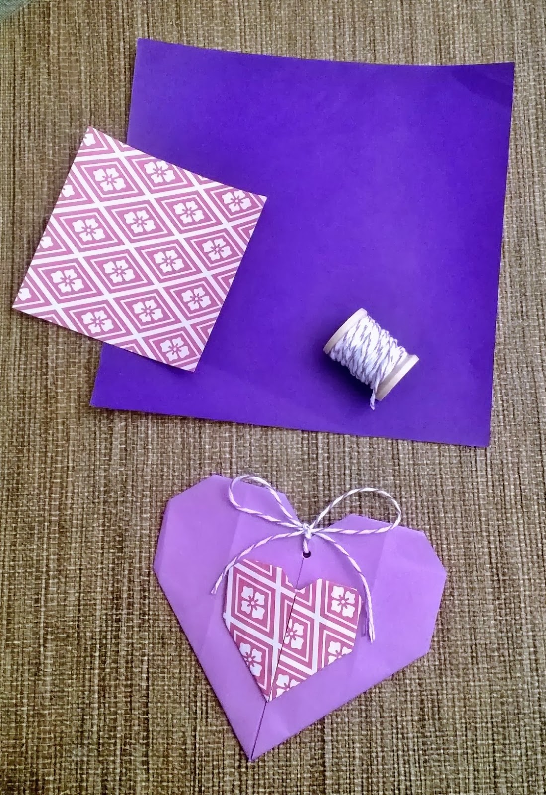 Arte Diem (Craft the Day): Origami Double Heart