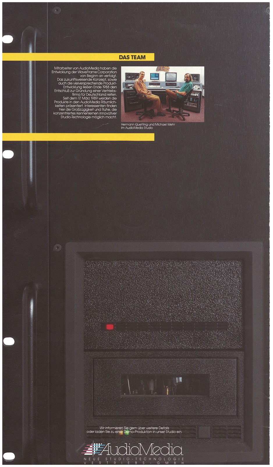 MATRIXSYNTH: German WaveFrame Corporation AudioFrame Flyer