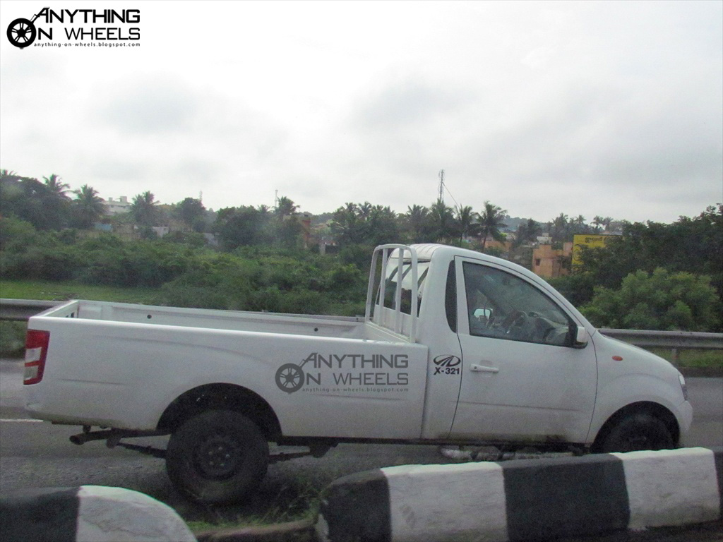 ANYTHING ON WHEELS: Export variant of Mahindra Genio pick-up spotted ...