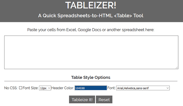 Come Convertire Una Tabella Excel In Html Oggi è Un Altro Post