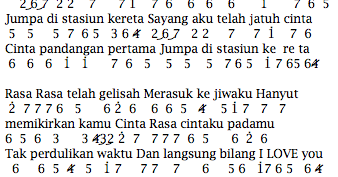 Not Angka Musik Pianika Lagu Plus Lirik Not Angka Pianika Lagu Setia ...