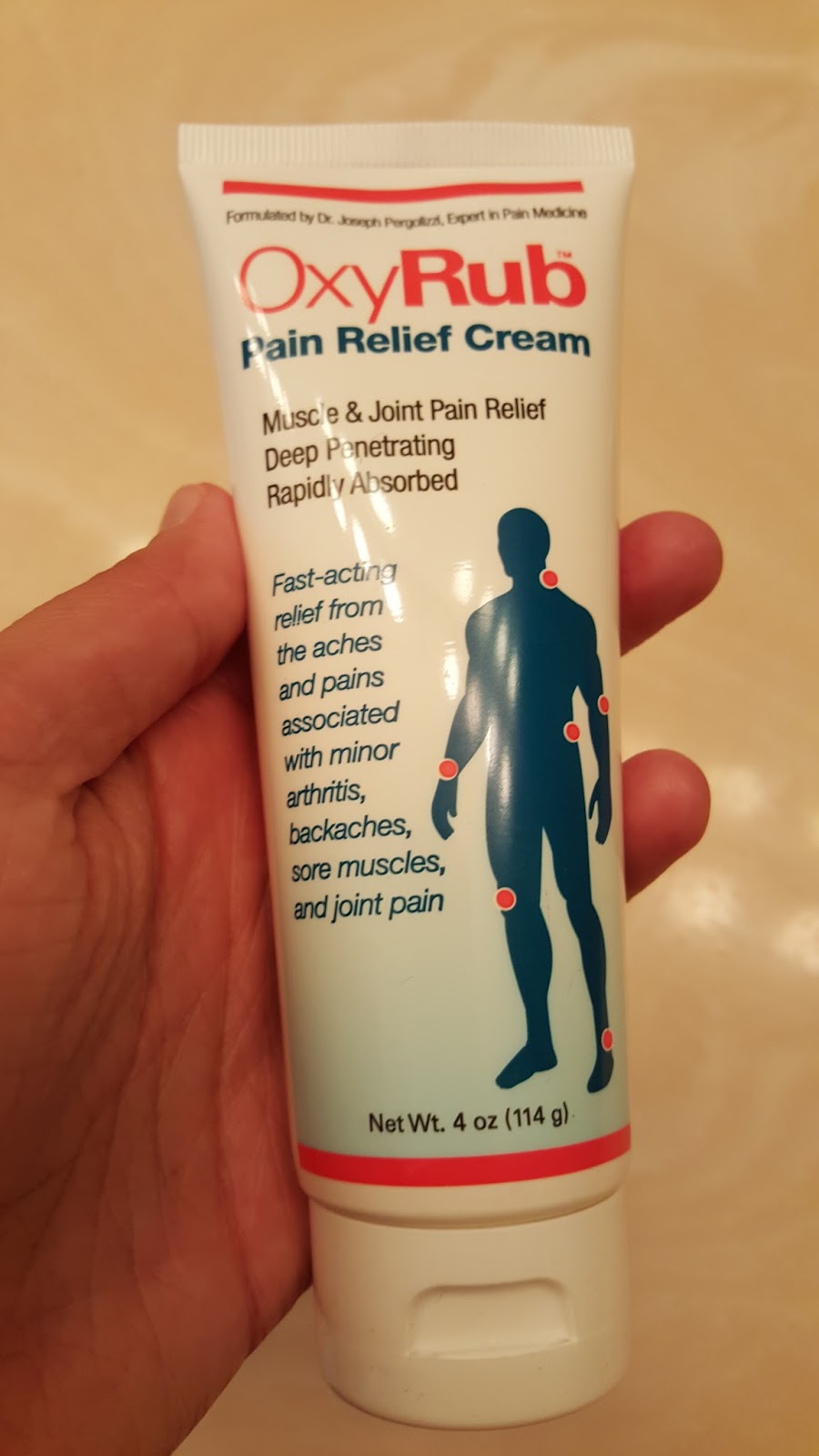 My Product Reviews: Dr. Pergolizzi's OxyRub Pain Relief Cream for Fast ...