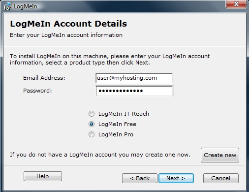 GocashTech: Log me in (para asistencia remota)