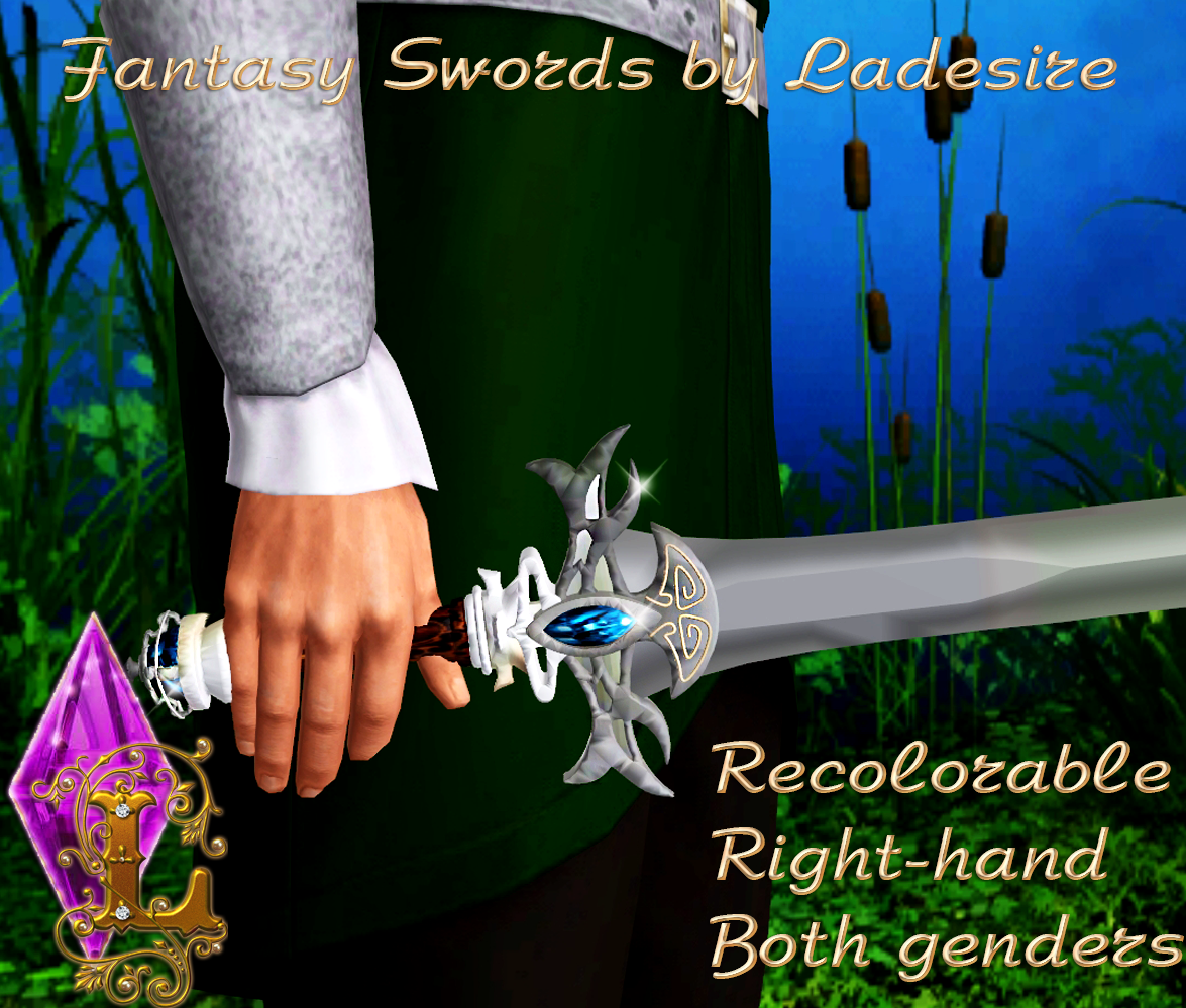 My Sims 3 Blog: Fantasy Swords by Ladesire