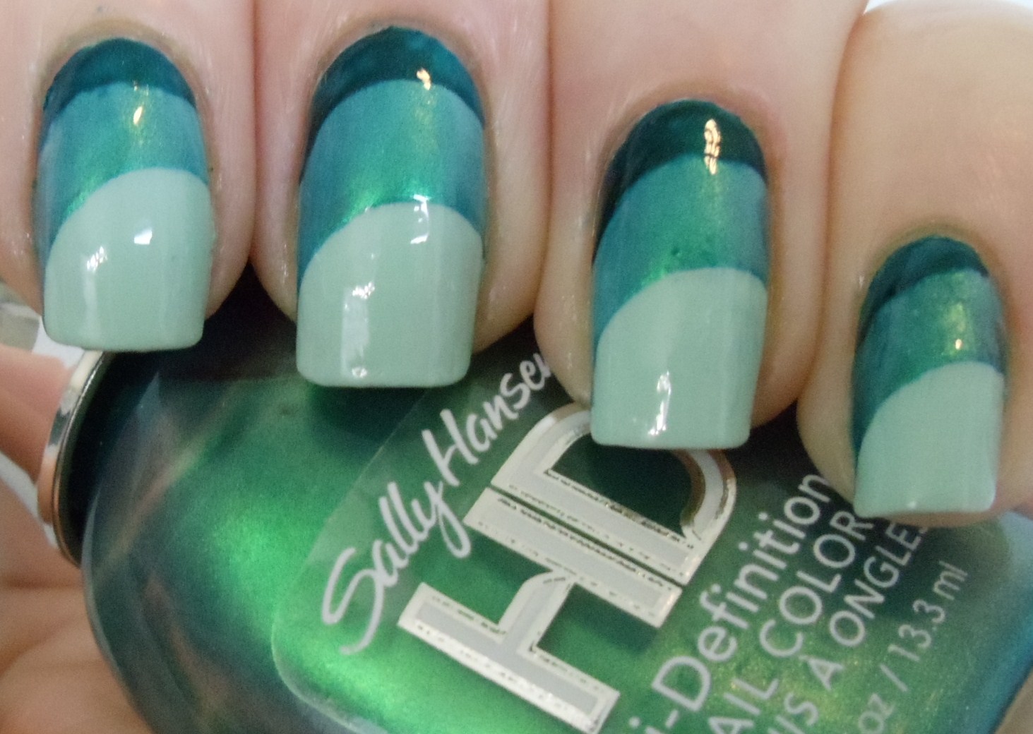 NailsIT: Barry M Racing Green meets reinforcers