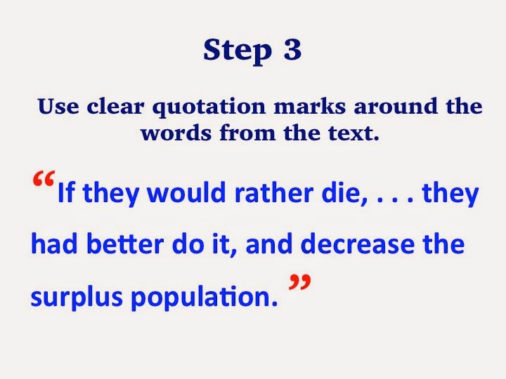 Mrs B's GCSE English Blog: Integrating Quotations into Analysis.